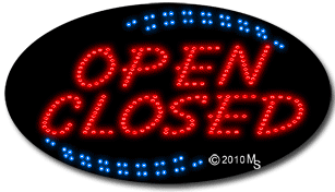 Open Closed Animated LED Sign | Open LED Signs - The Sign Store